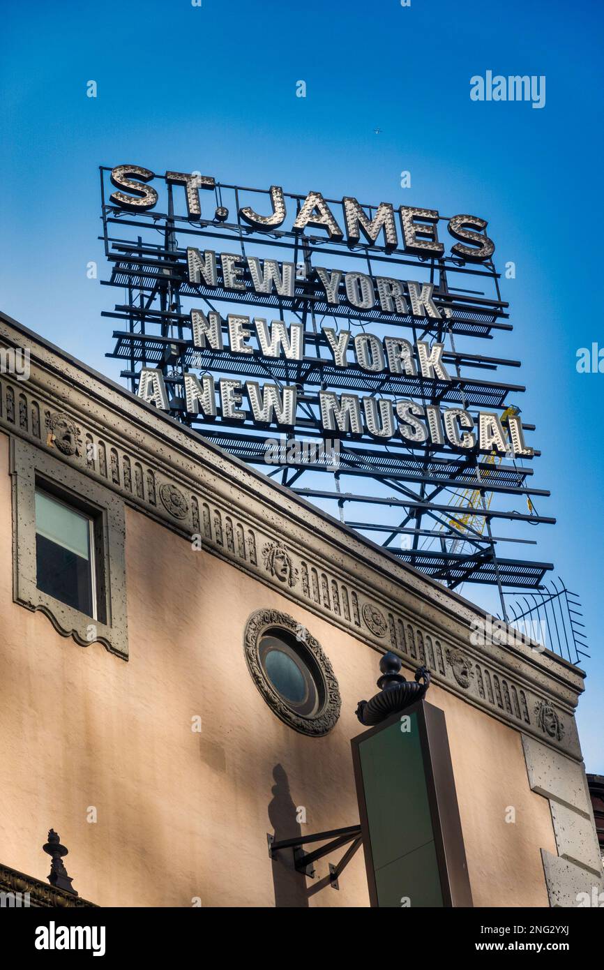 New York New York Musical at the St. James Theatre, Times Square, NYC ...