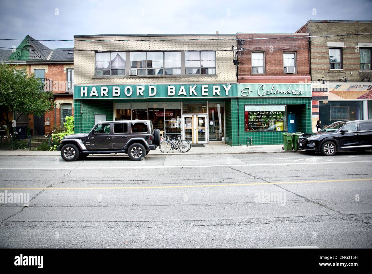 Toronto, Ontario, Canada- October, 8 2021: the exterior of Harbord ...