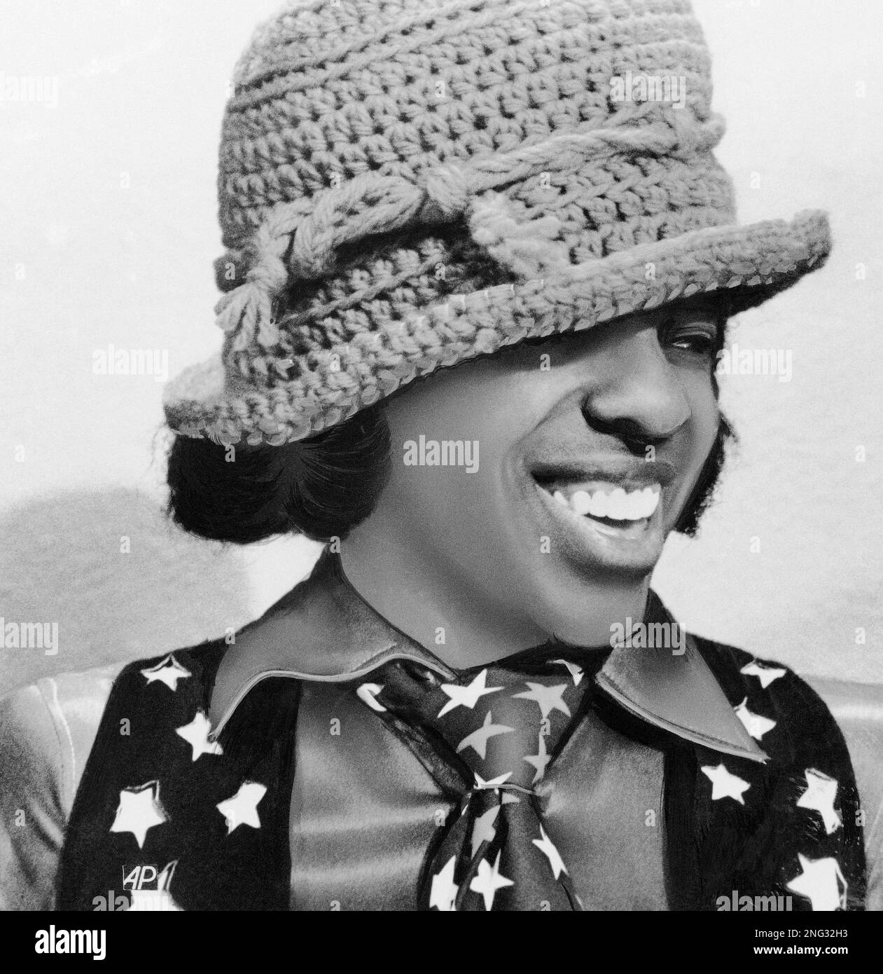 Rock singer Sylvester "Sly" Stone of Sly and the Family Stone, December ...