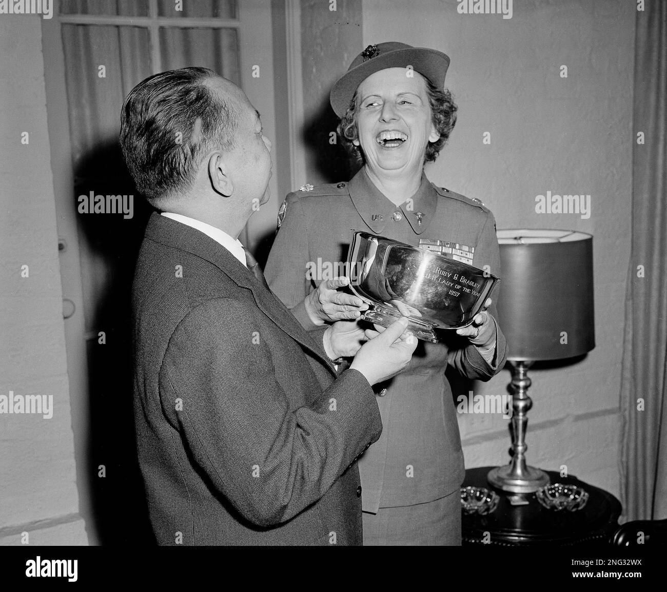 Lt. Col. Ruby Bradley, an army nurse who was imprisoned in the ...