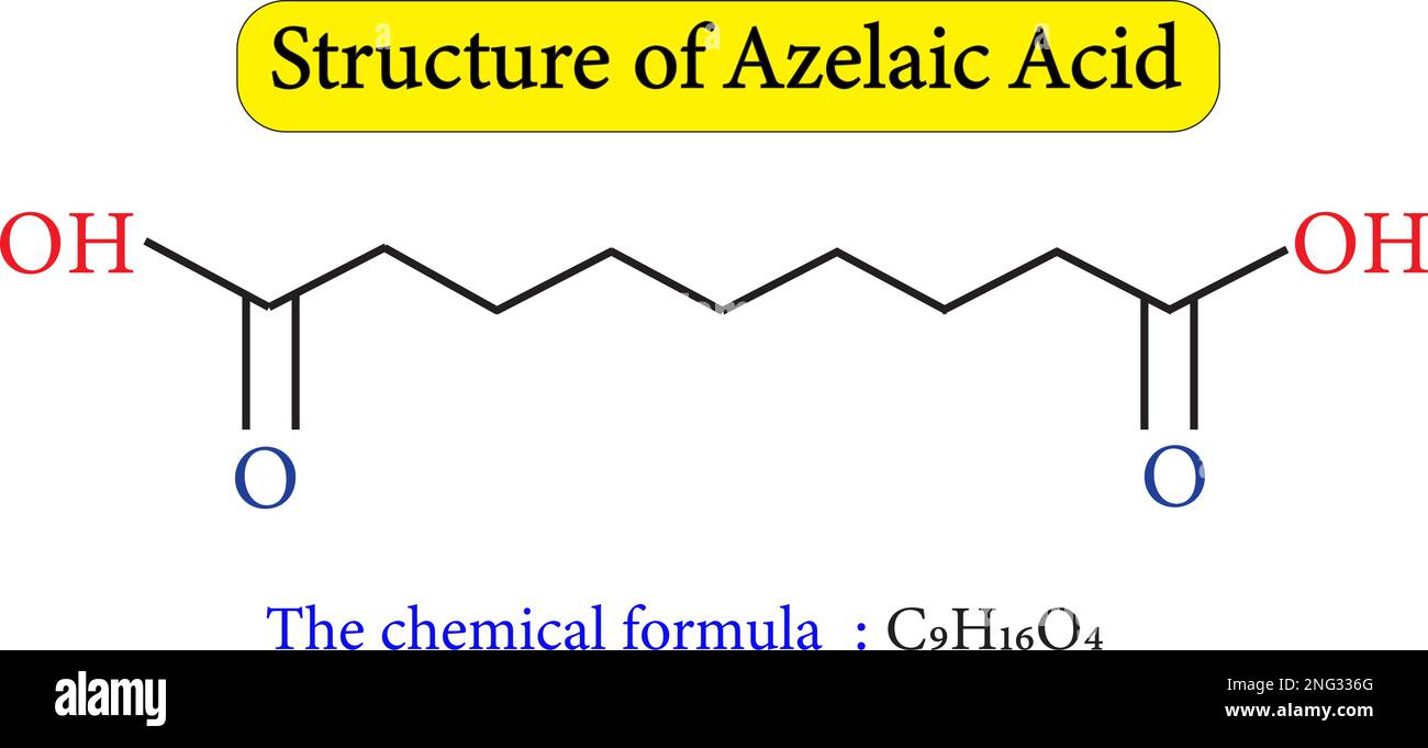Azelaic acid structure hi-res stock photography and images - Alamy