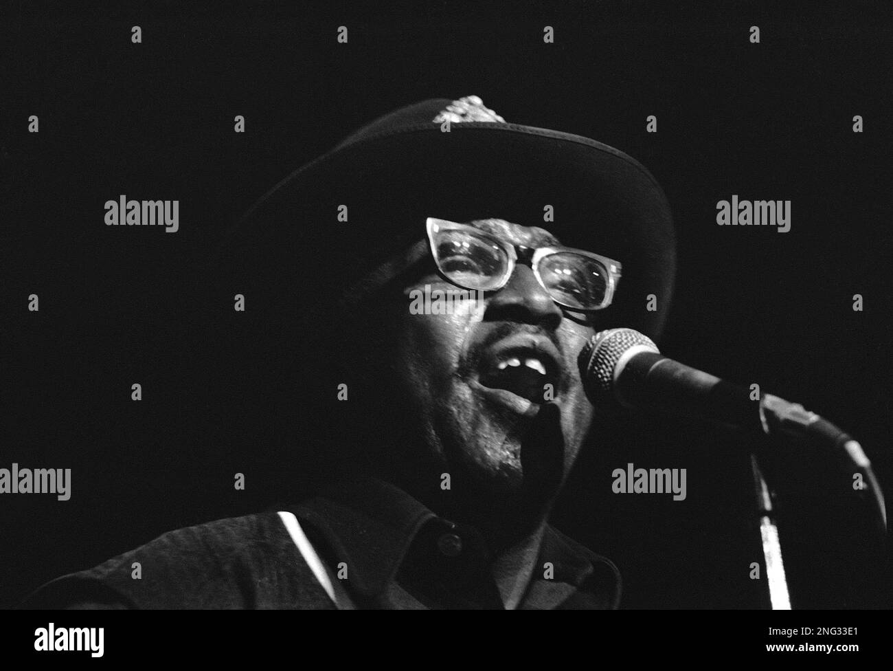 Rock 'n roll singer and guitarist Bo Diddley performs at New York's ...