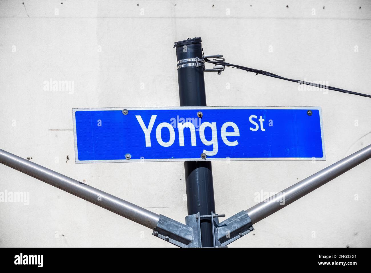 Yonge street sign Stock Photo - Alamy