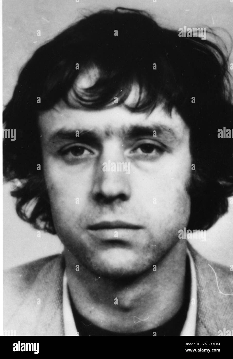 Undated portrait of West German terrorist Helmut Pohl. Pohl is a member ...