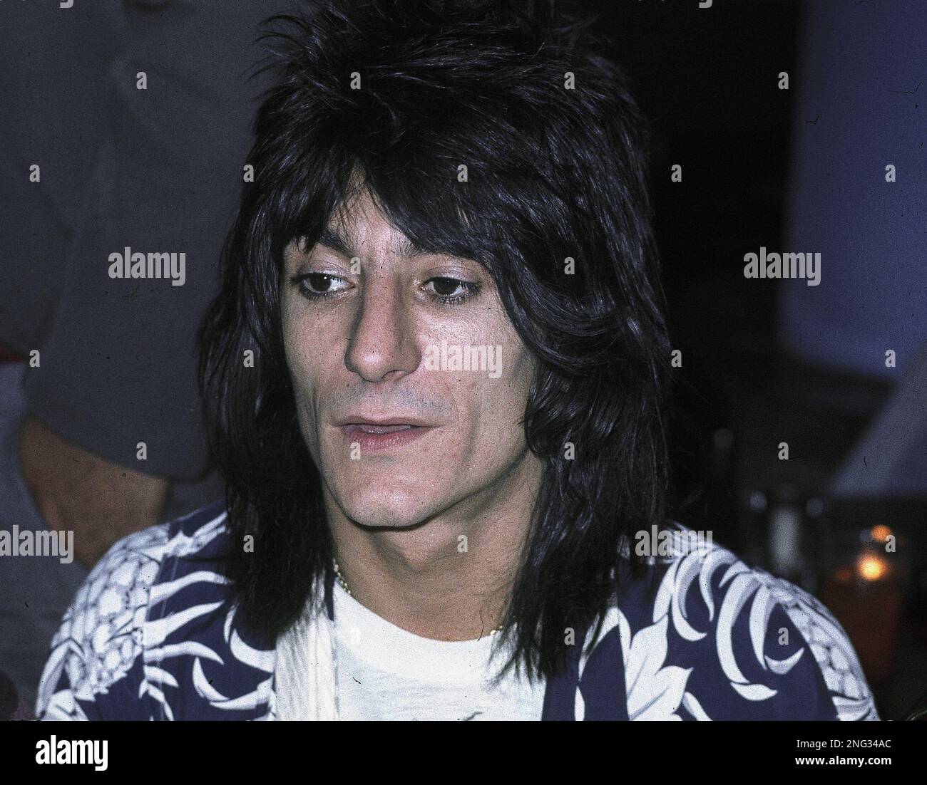 The Rolling Stones guitarist Ron Wood is shown in this undated photo ...