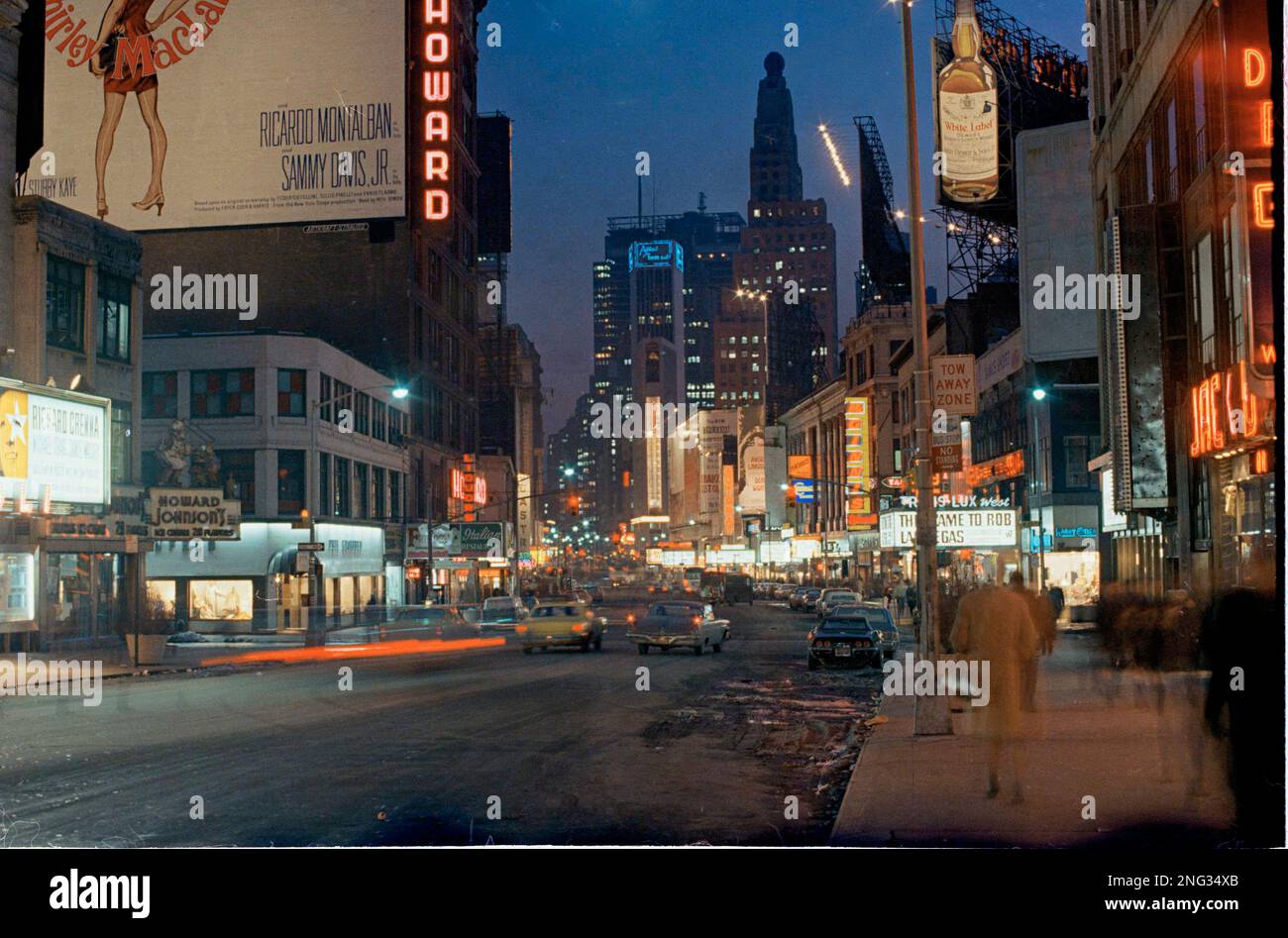 New York's Times Square is seen in a night view, Feb. 1969. (AP Photo ...