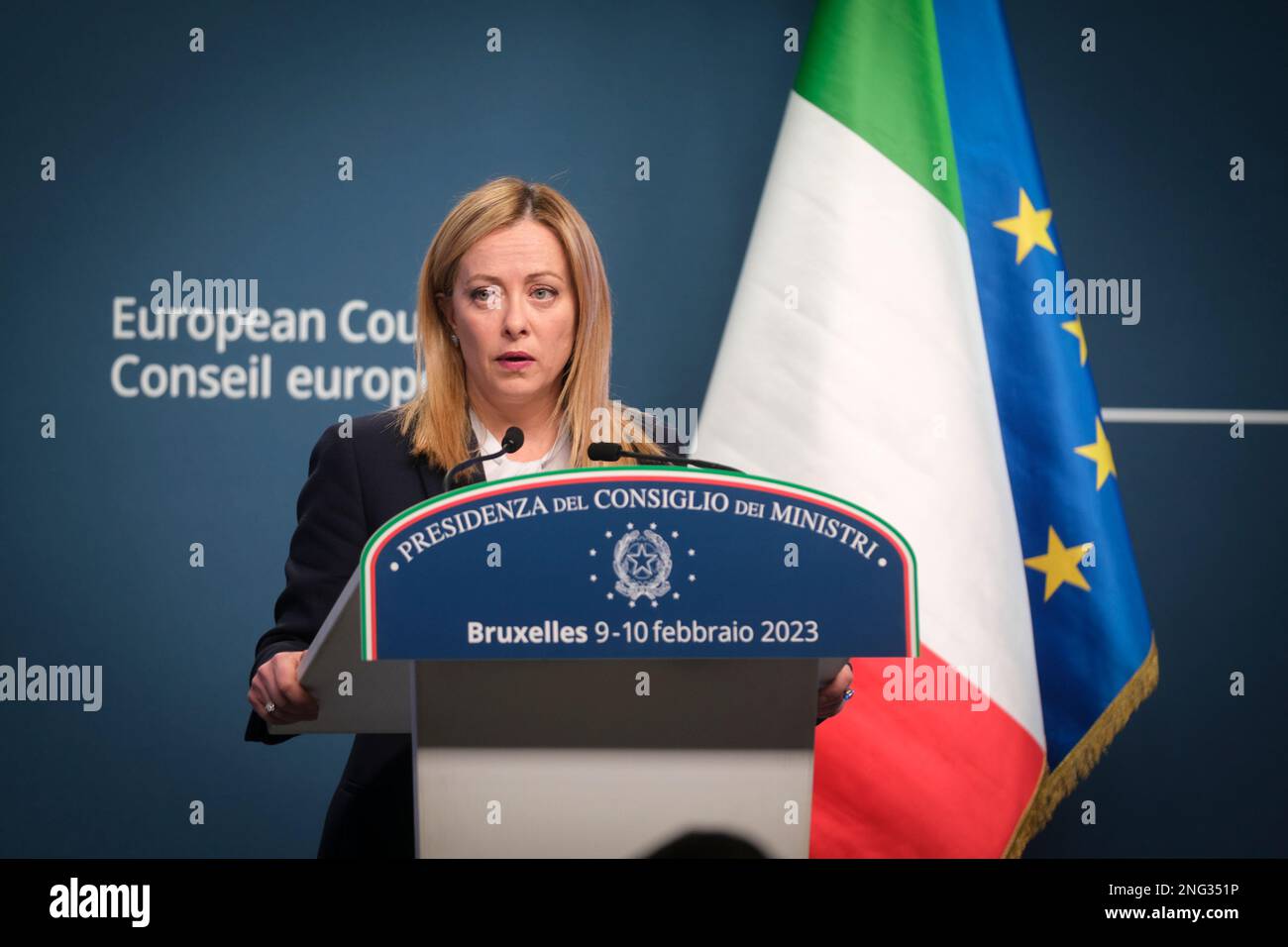 Giorgia meloni premiere hi-res stock photography and images - Alamy