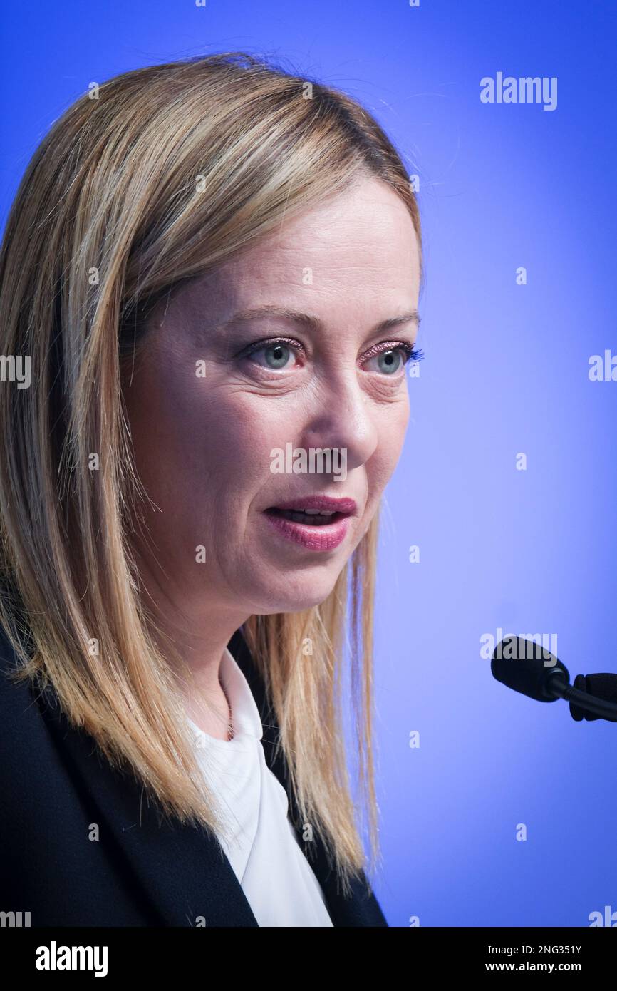 Giorgia meloni premiere hi-res stock photography and images - Alamy