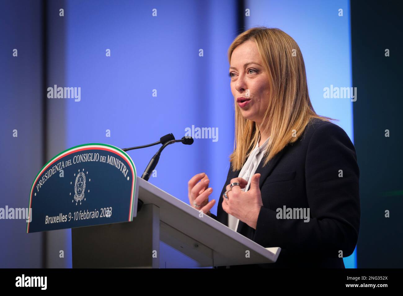 Giorgia meloni premiere hi-res stock photography and images - Alamy