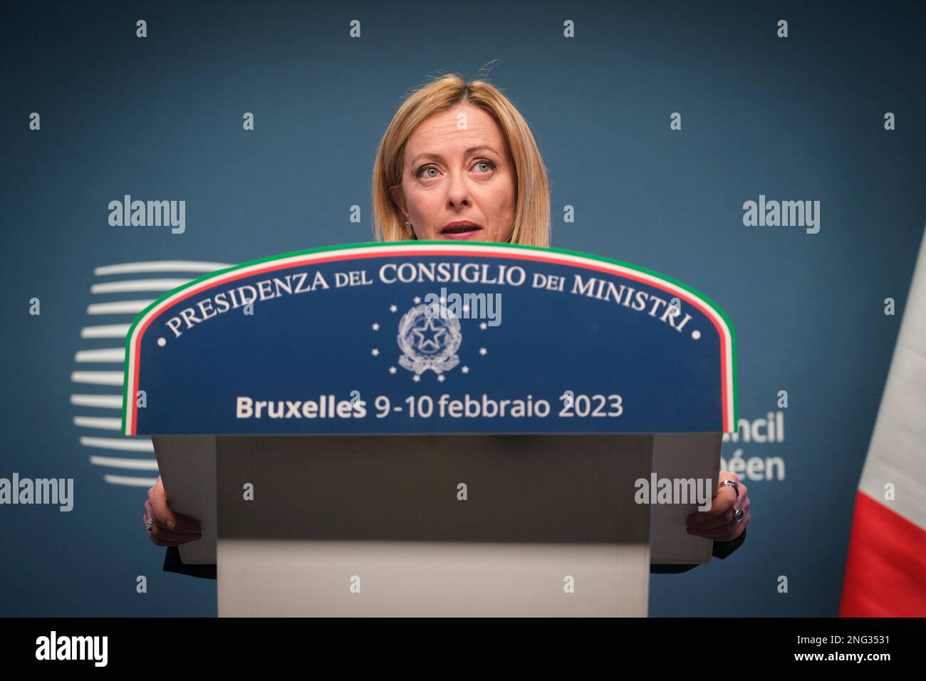 Meloni giorgia premiere hi-res stock photography and images - Alamy