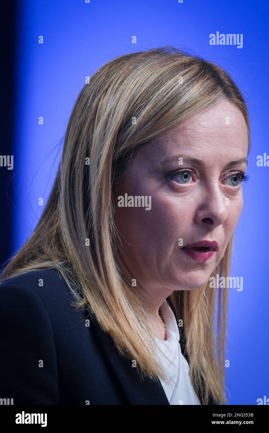 Meloni giorgia premiere hi-res stock photography and images - Alamy