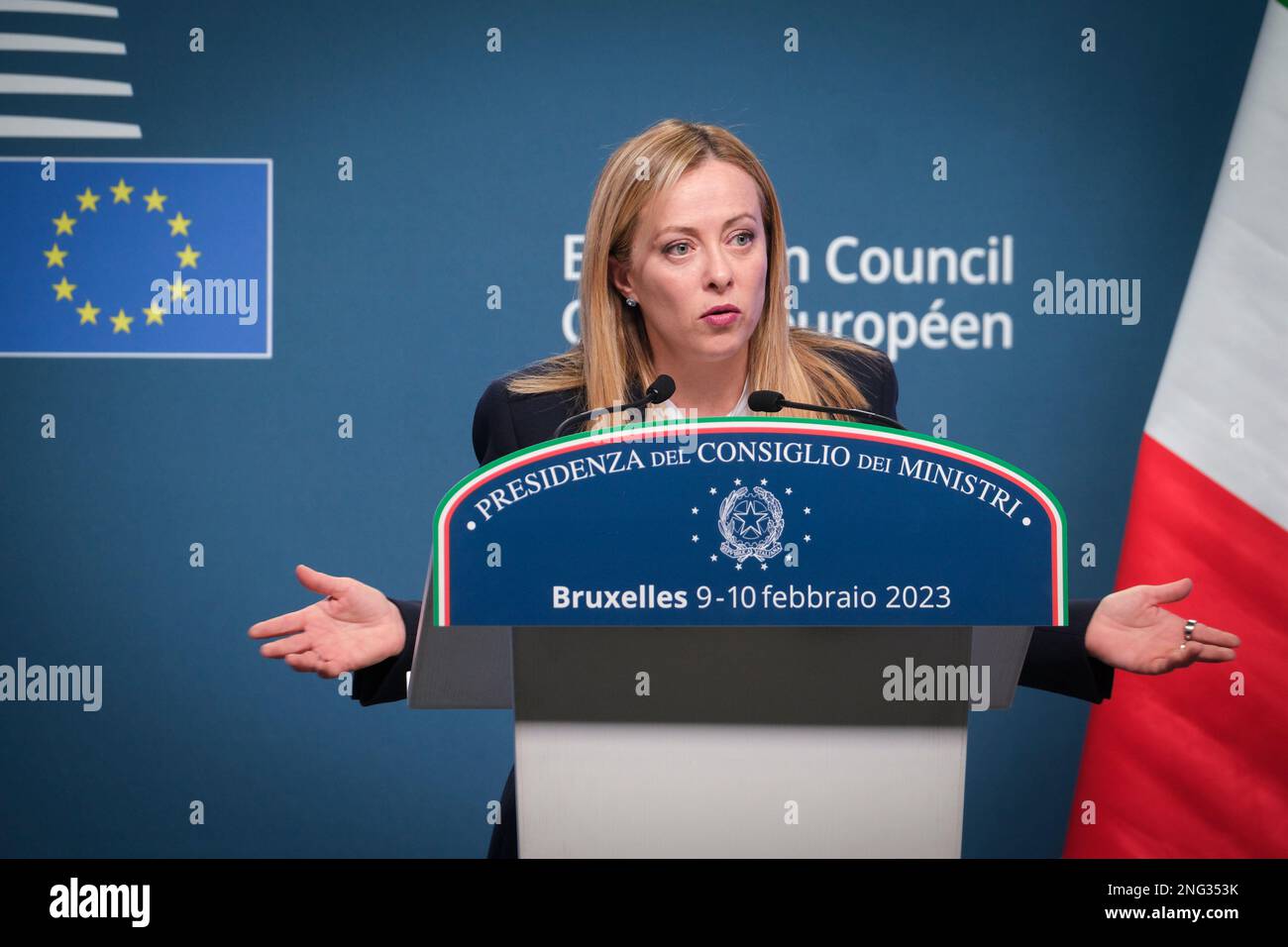 Giorgia meloni premiere hi-res stock photography and images - Alamy