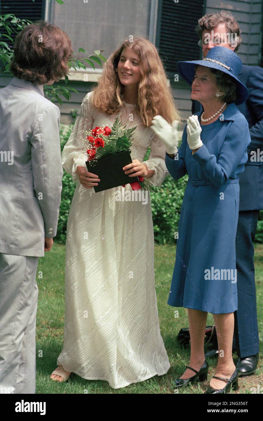 Caroline Kennedy is seen after her graduation from Concord Academy in ...