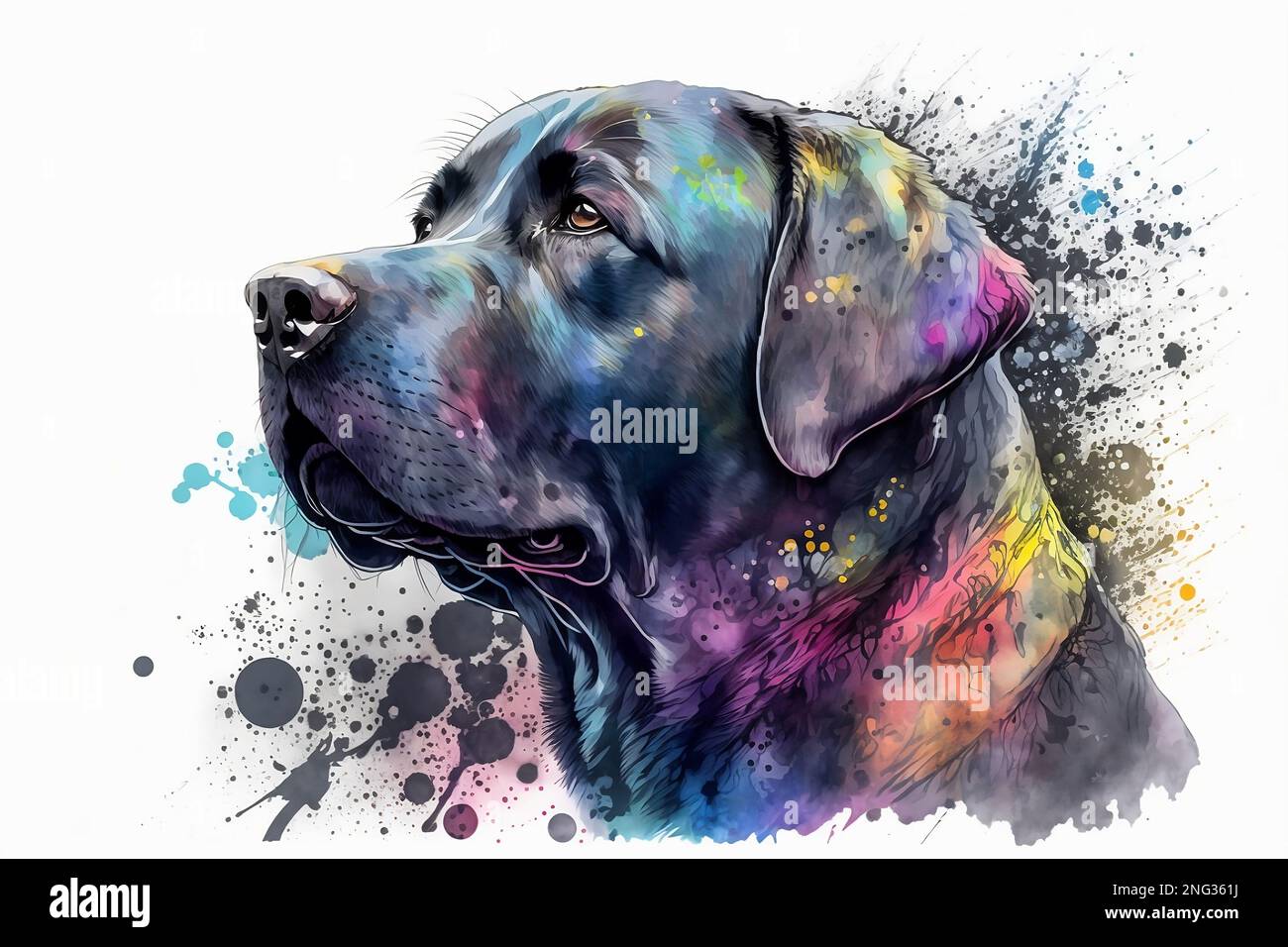 Labrador drawing hi-res stock photography and images - Alamy