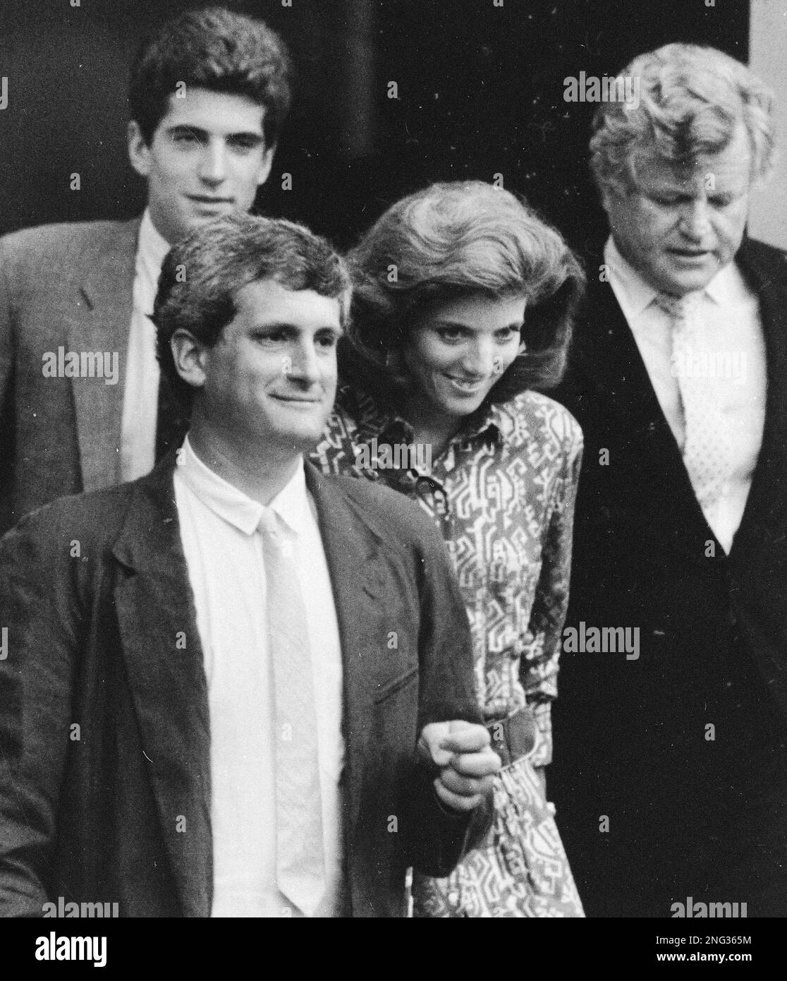Caroline Kennedy leaves Our Lady of Victory Church in Centerville, Mass ...