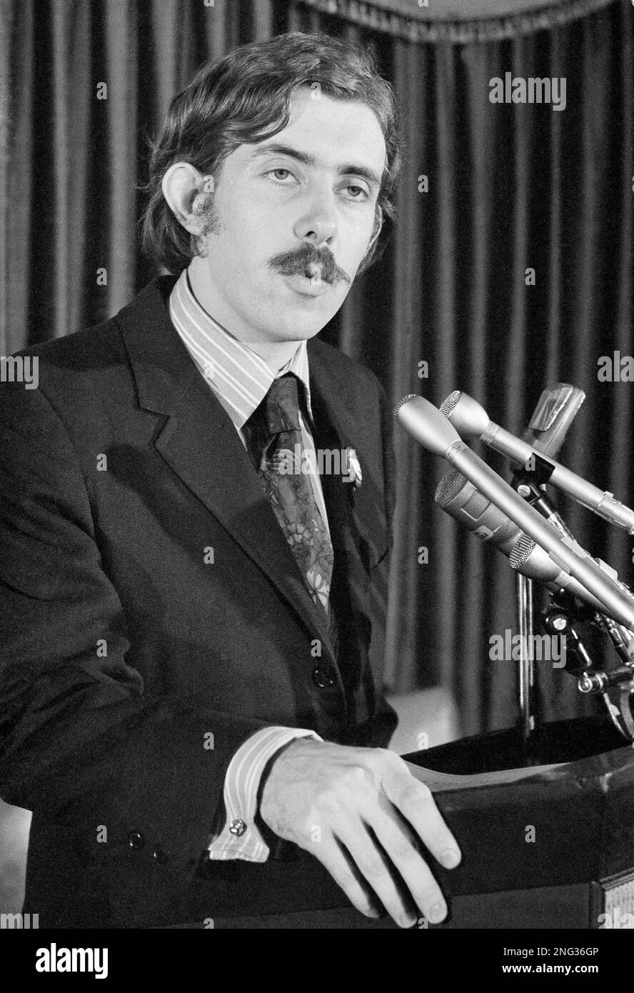Sam Brown 26 Years Old Cheif Architect Of Vietnam Moratorium Speaks October 14 1969 In