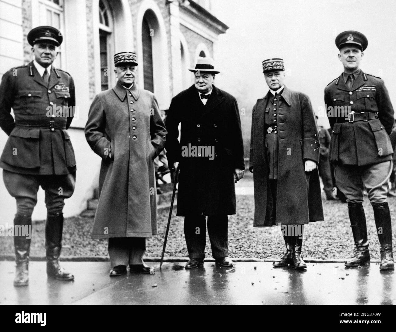 The "Big Five" of British and French armies are shown here as Generals ...