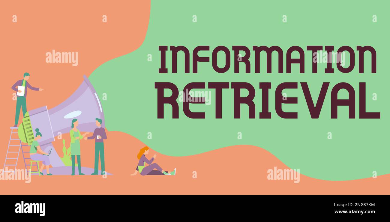 Conceptual caption Information Retrieval. Concept meaning A place where data are stored and can ...