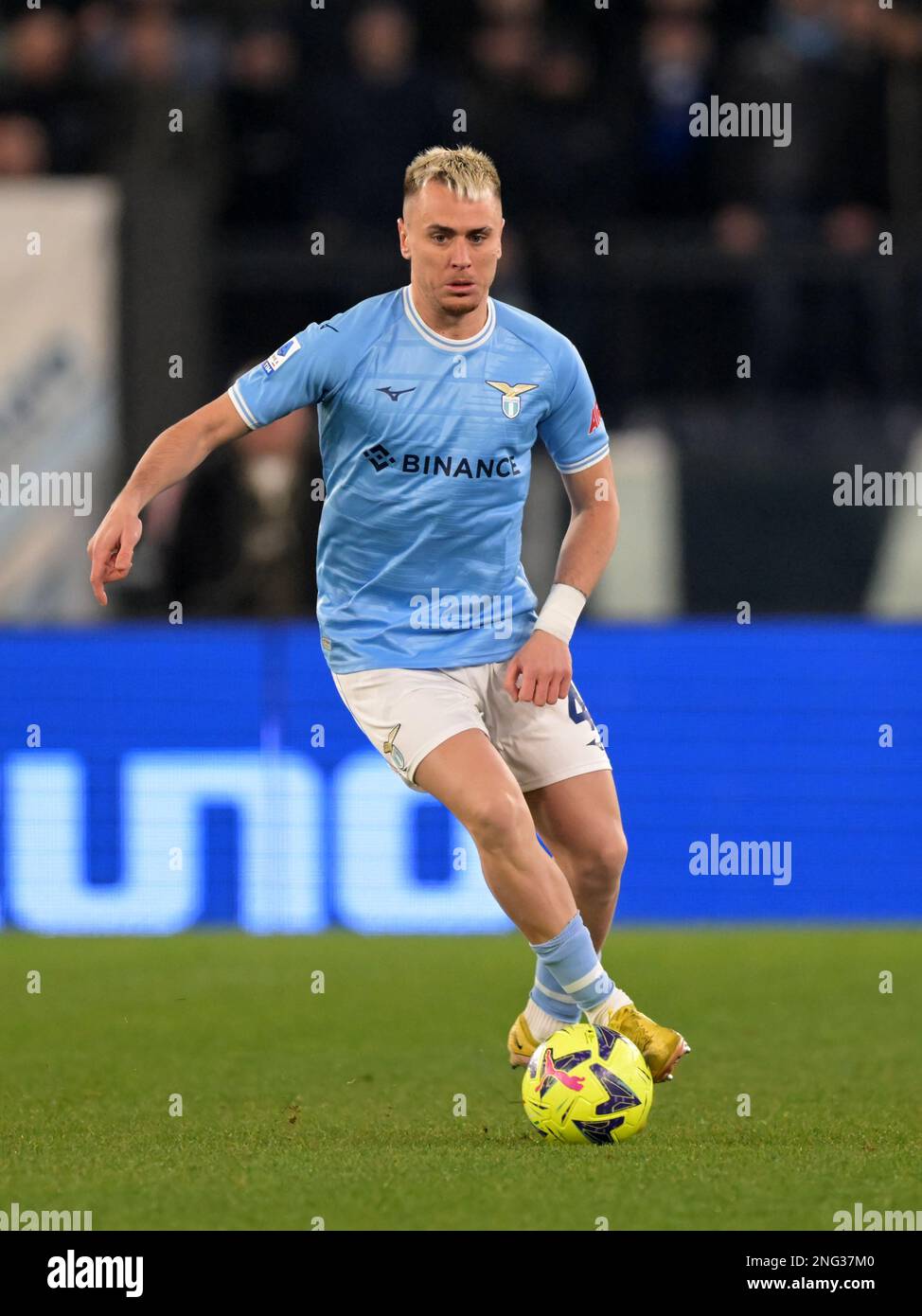 Waalwijk, Netherlands. 17th Feb, 2023. ROME - Gil Patric of SS Lazio ...