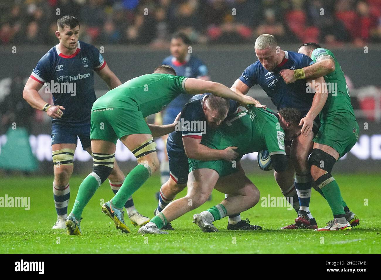 Adam brocklebank of newcastle falcons hi-res stock photography and ...