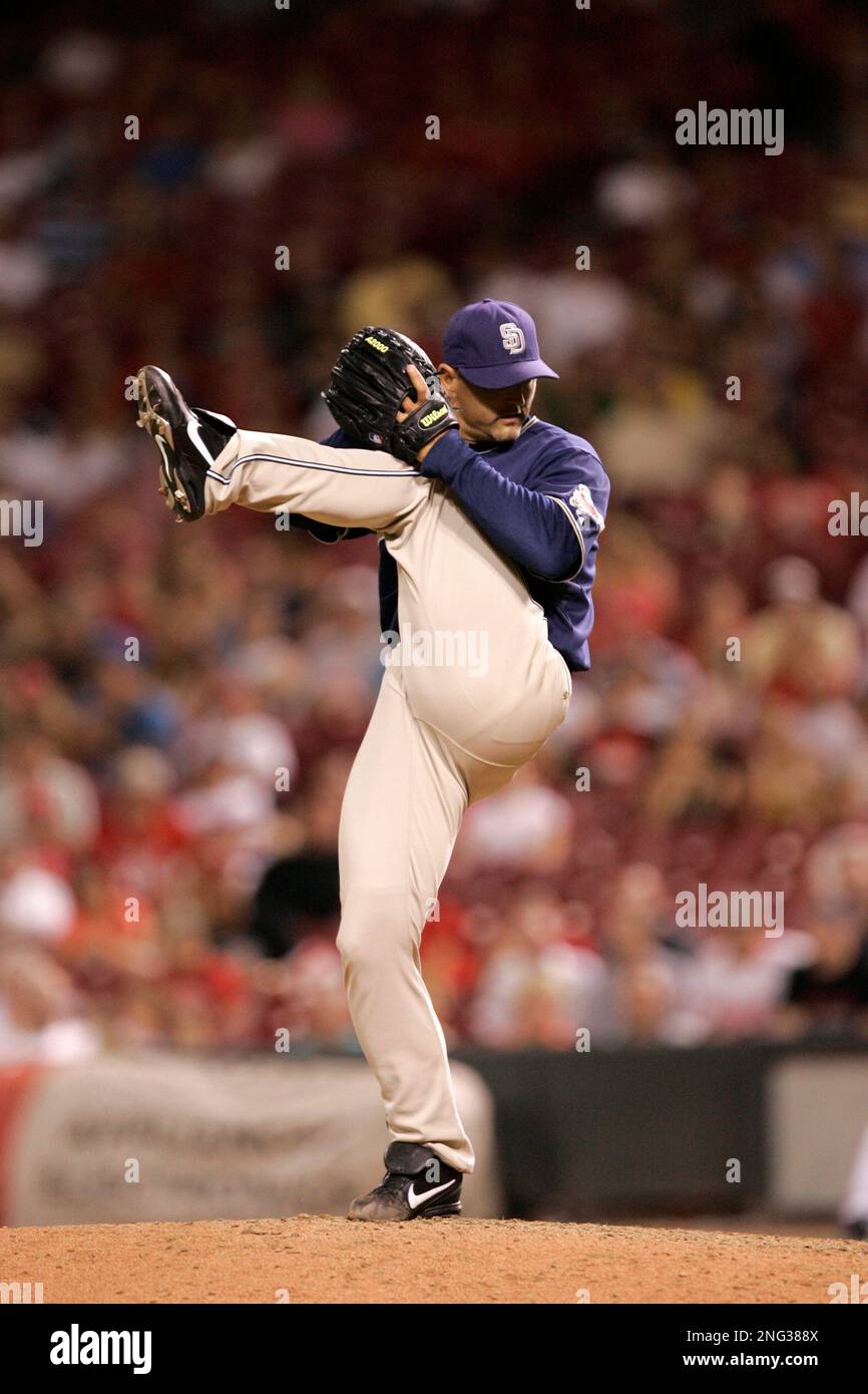 San Diego Padres closer Trevor Hoffman during a baseball game against ...