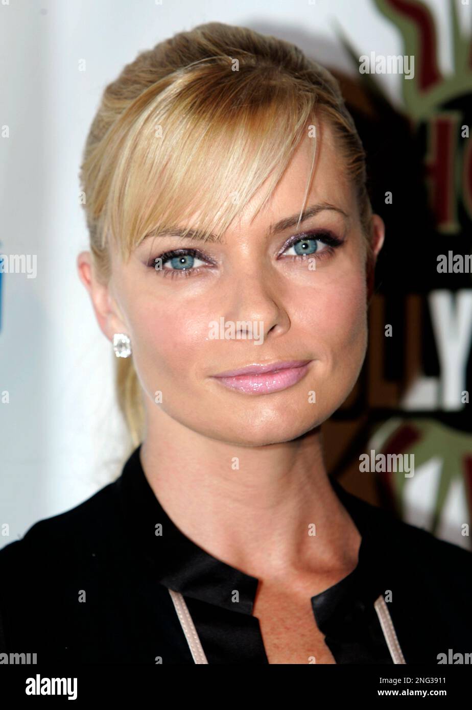 Jaime Pressly arrives at the Hot in Hollywood benefit at the Henry ...