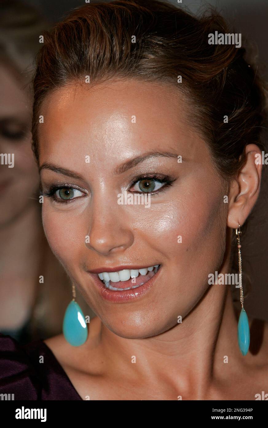 Actress Becki Newton arrives at the Hot in Hollywood benefit at the ...