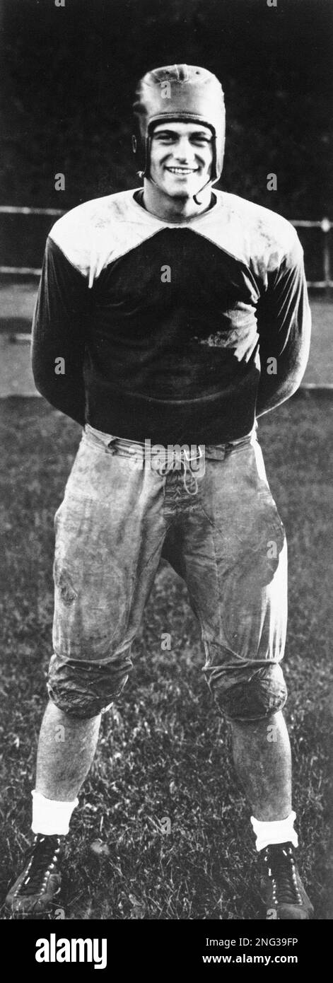 Woody Hayes, shown here as a Denison University football player in 1934 ...