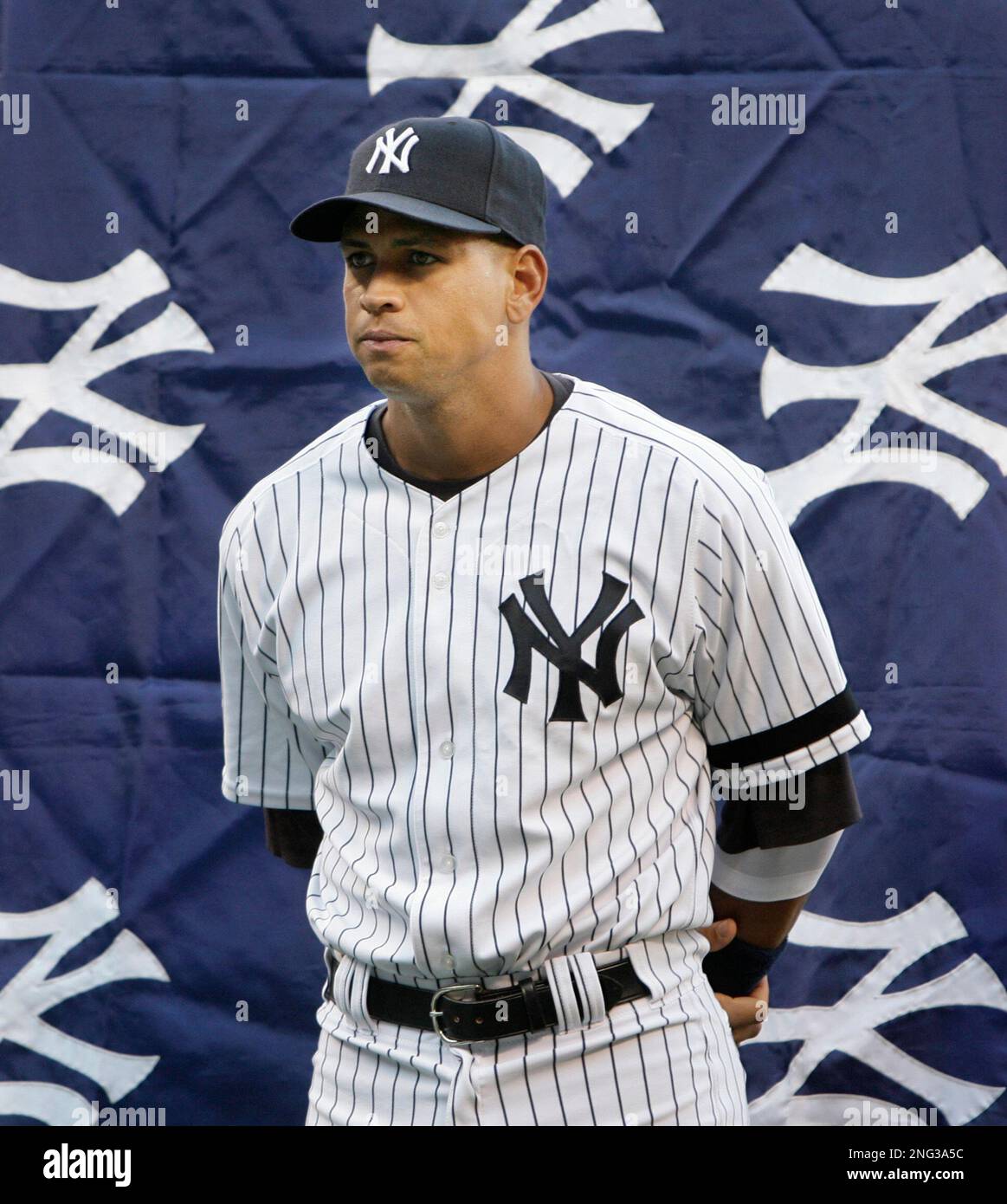 Alex Rodriguez before the Major League Baseball game against the ...