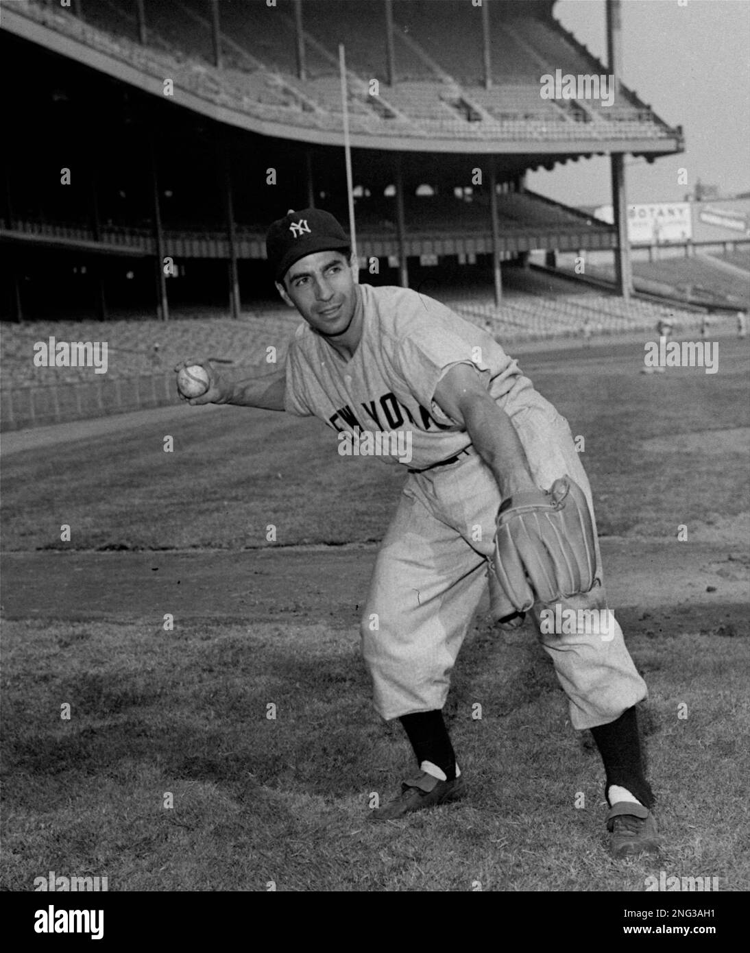 ** FILE ** Phil Rizzuto, shortstop for the New York Yankees, is shown ...