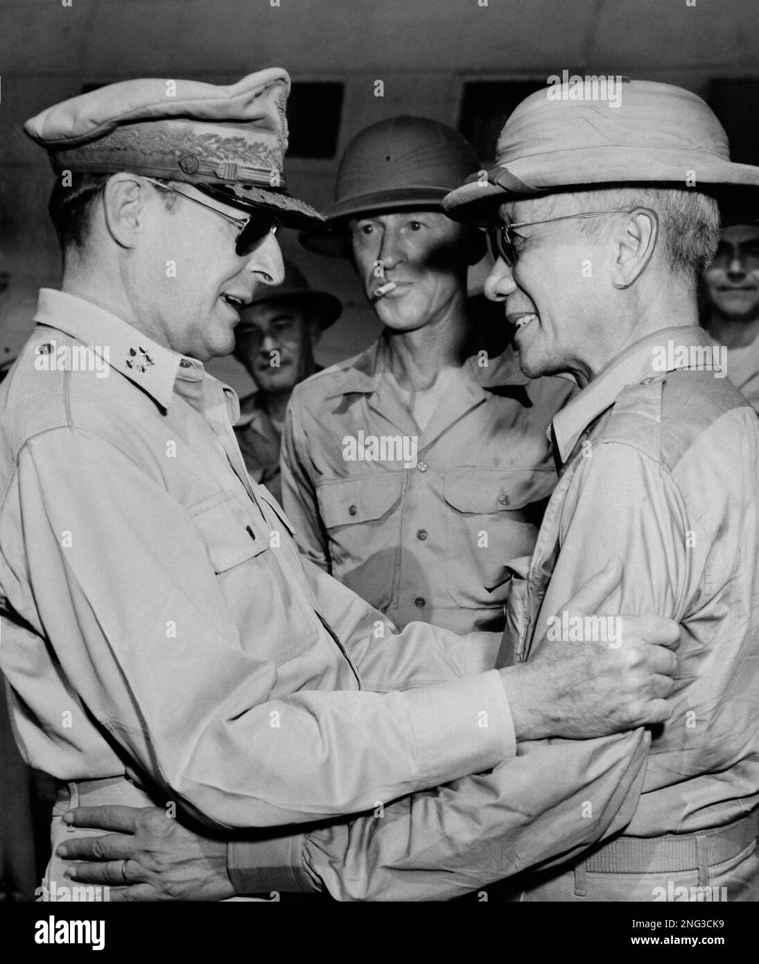 When President Sergio Osmena, of the Philippines, arrived at Nicholas ...