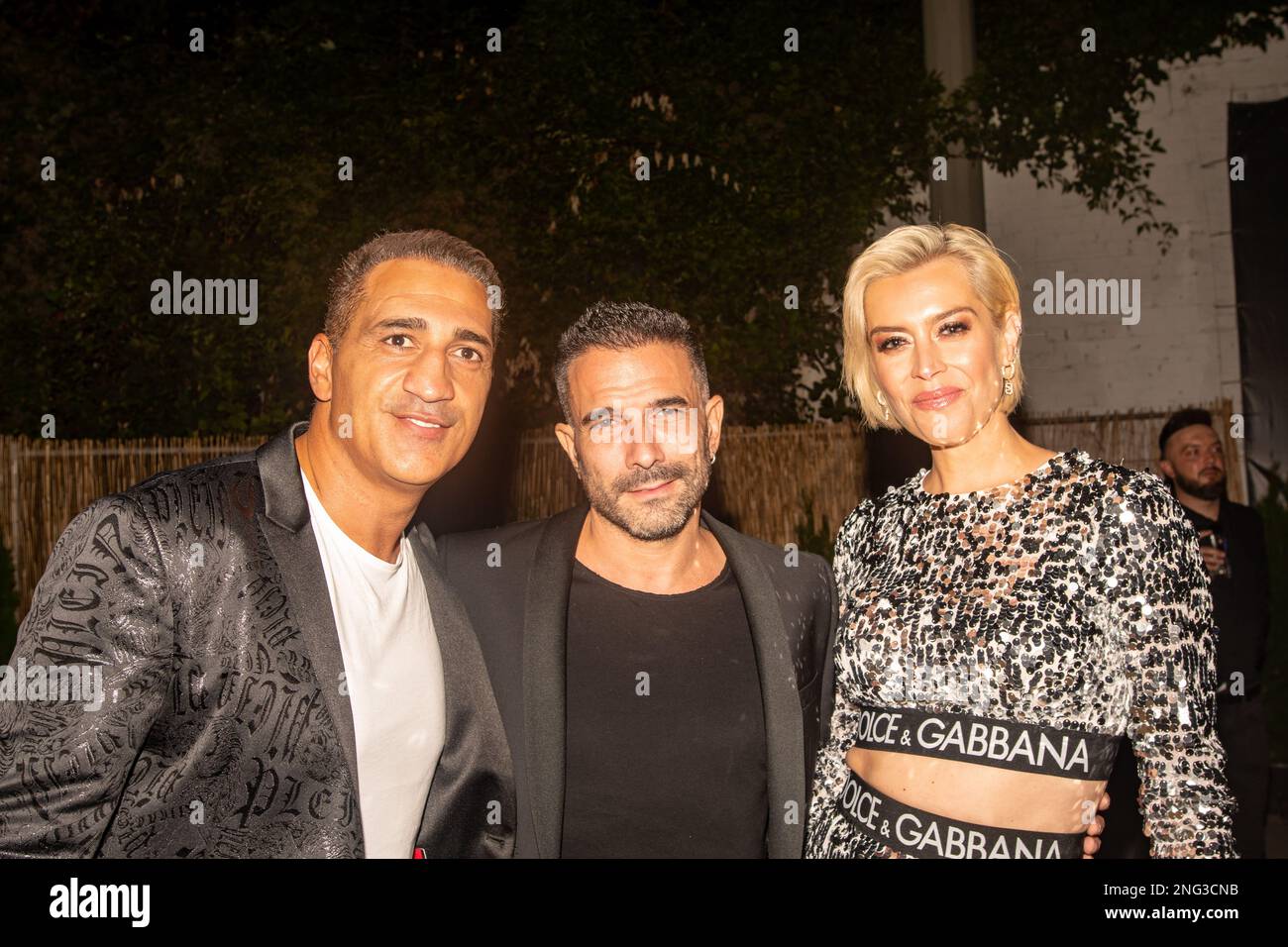 Ismael Özen, Marc Terenzi und verena Kerth bei der Universum Boxing ...