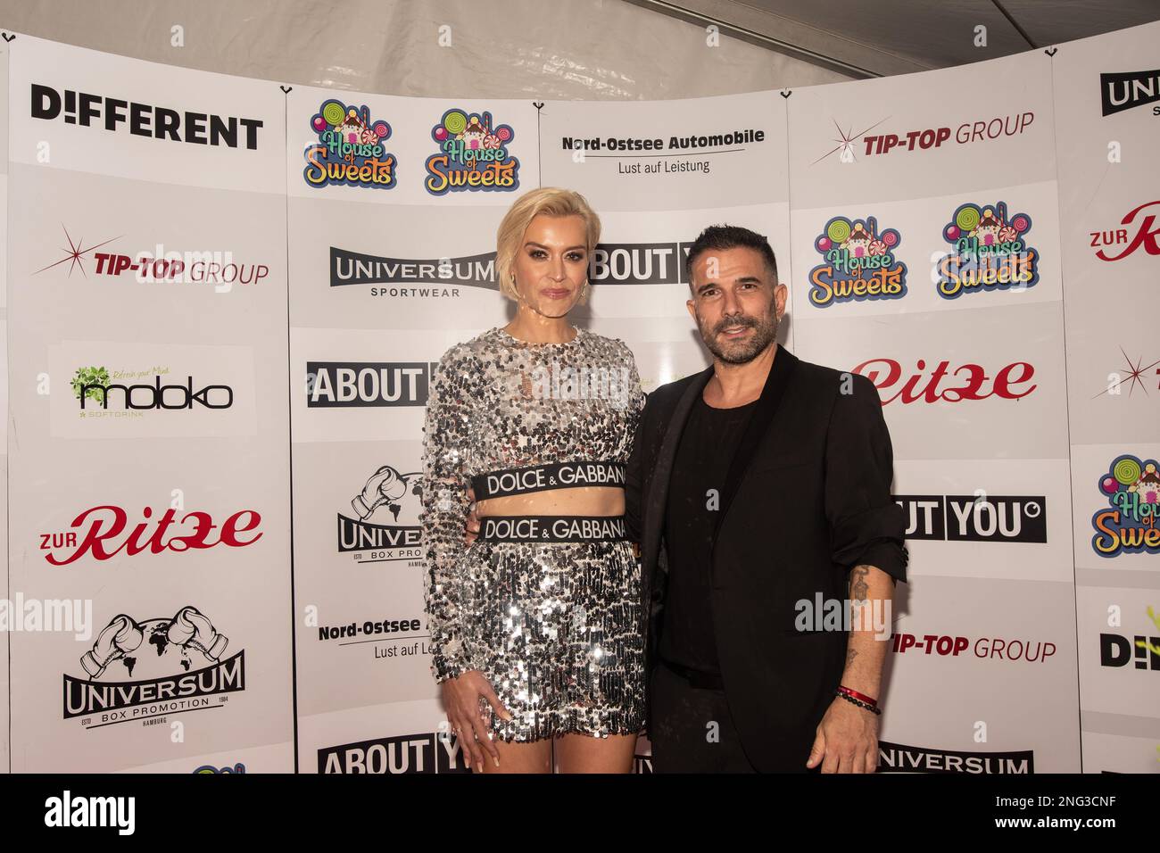 verena Kerth, Marc Terenzi bei der Universum Boxing Night im Universum ...