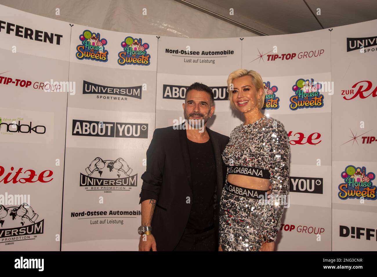 verena Kerth, Marc Terenzi bei der Universum Boxing Night im Universum ...