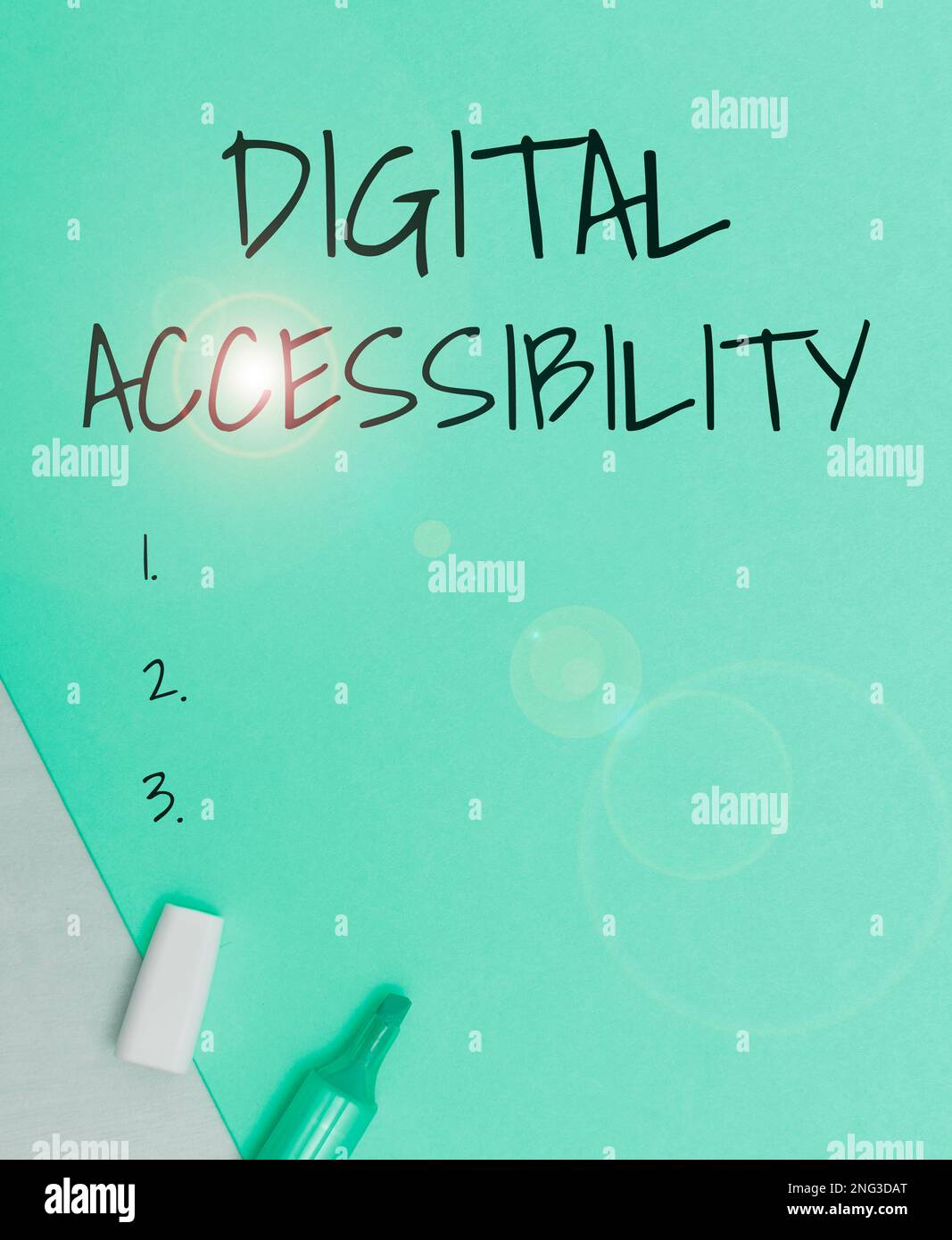 Writing displaying text Digital Accessibility. Internet Concept ...