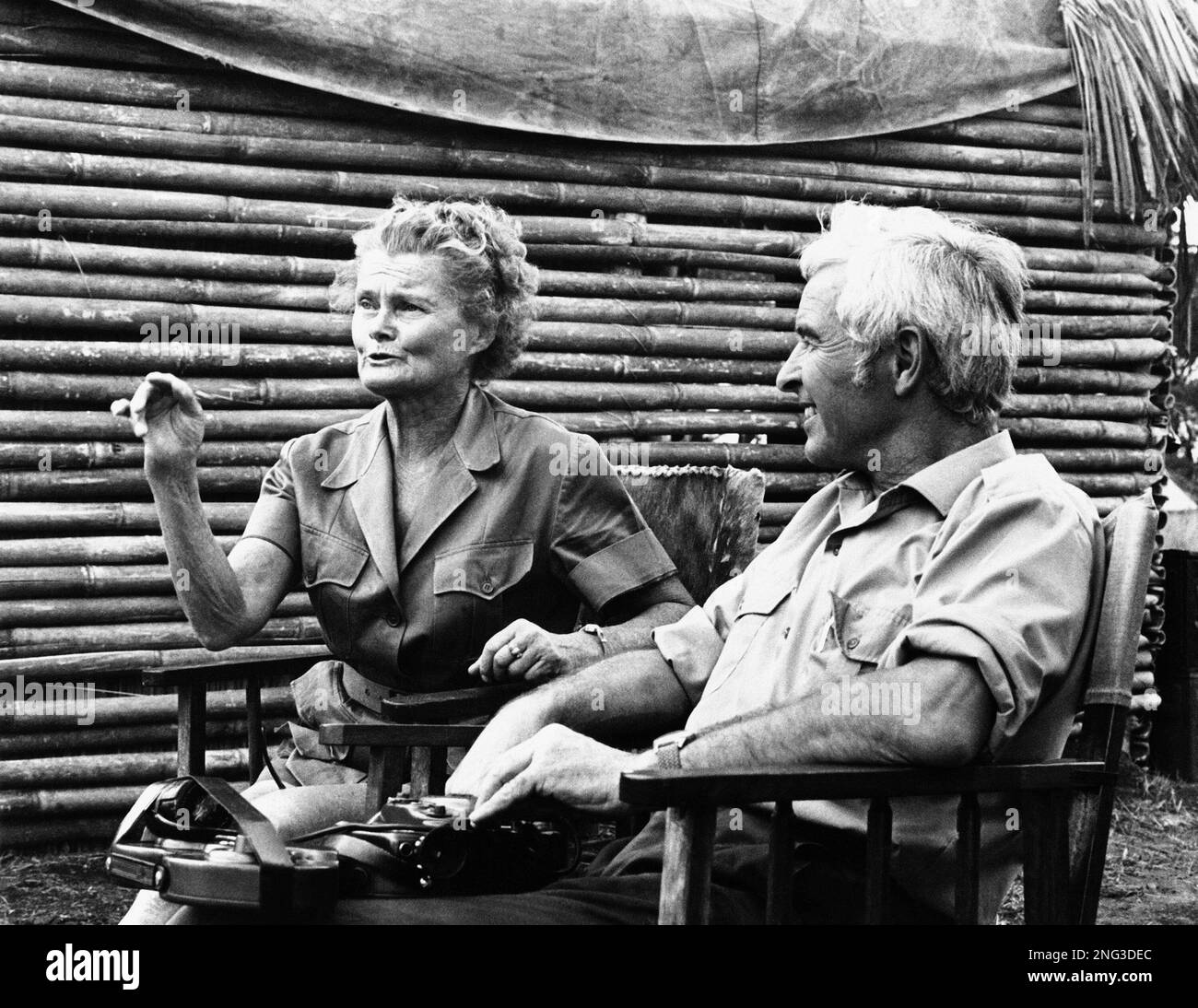 Author Joy Adamson foster mother of Elsa the lioness and Pippa, a ...