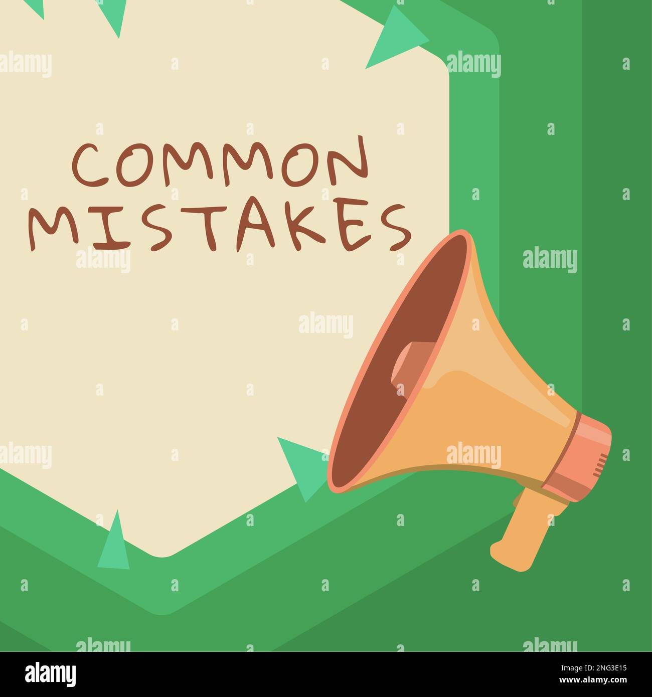 Sign displaying Common Mistakes. Business concept repeat act or ...