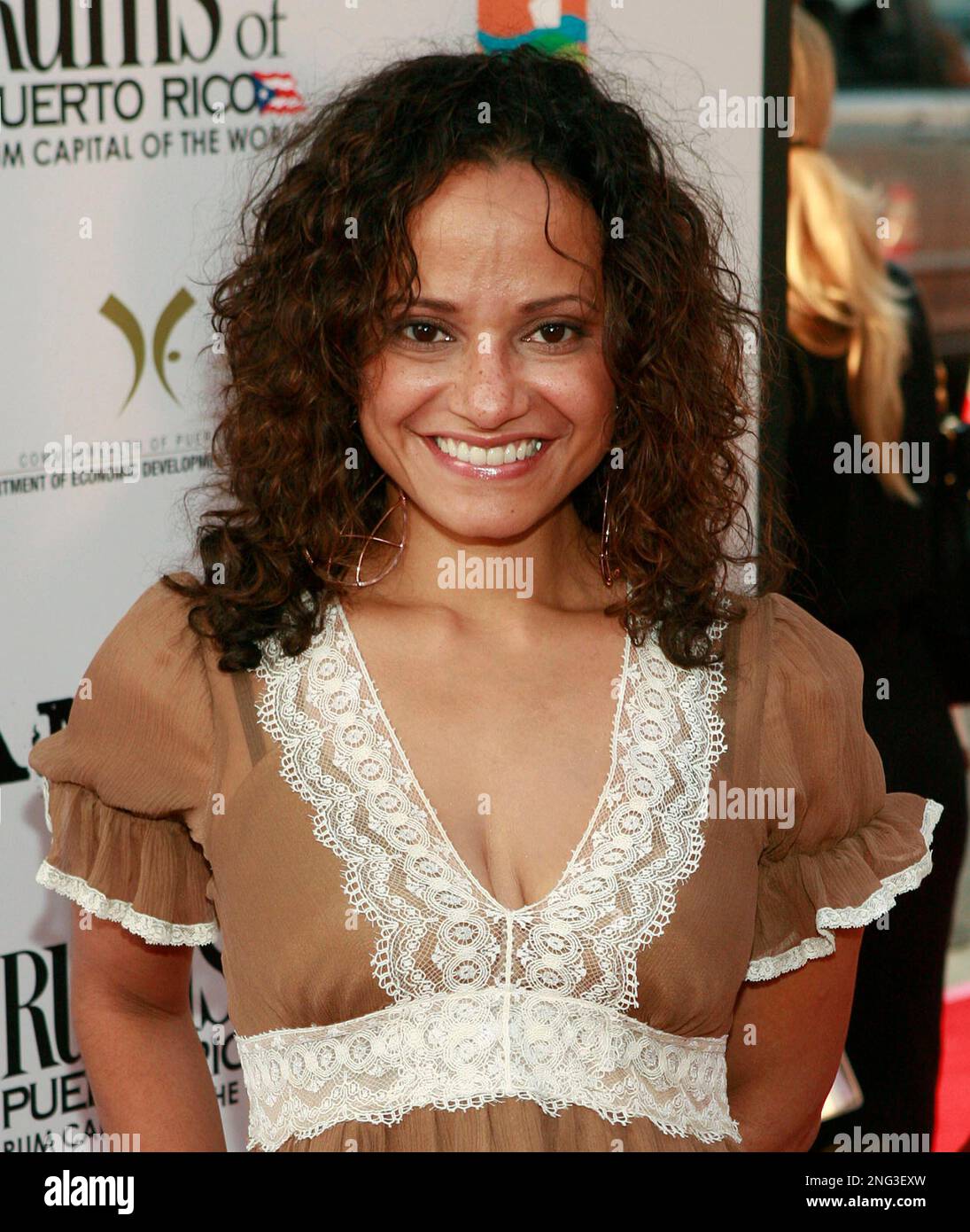 Judy Reyes arrives at the premiere of "El Cantante" in Los Angeles on ...