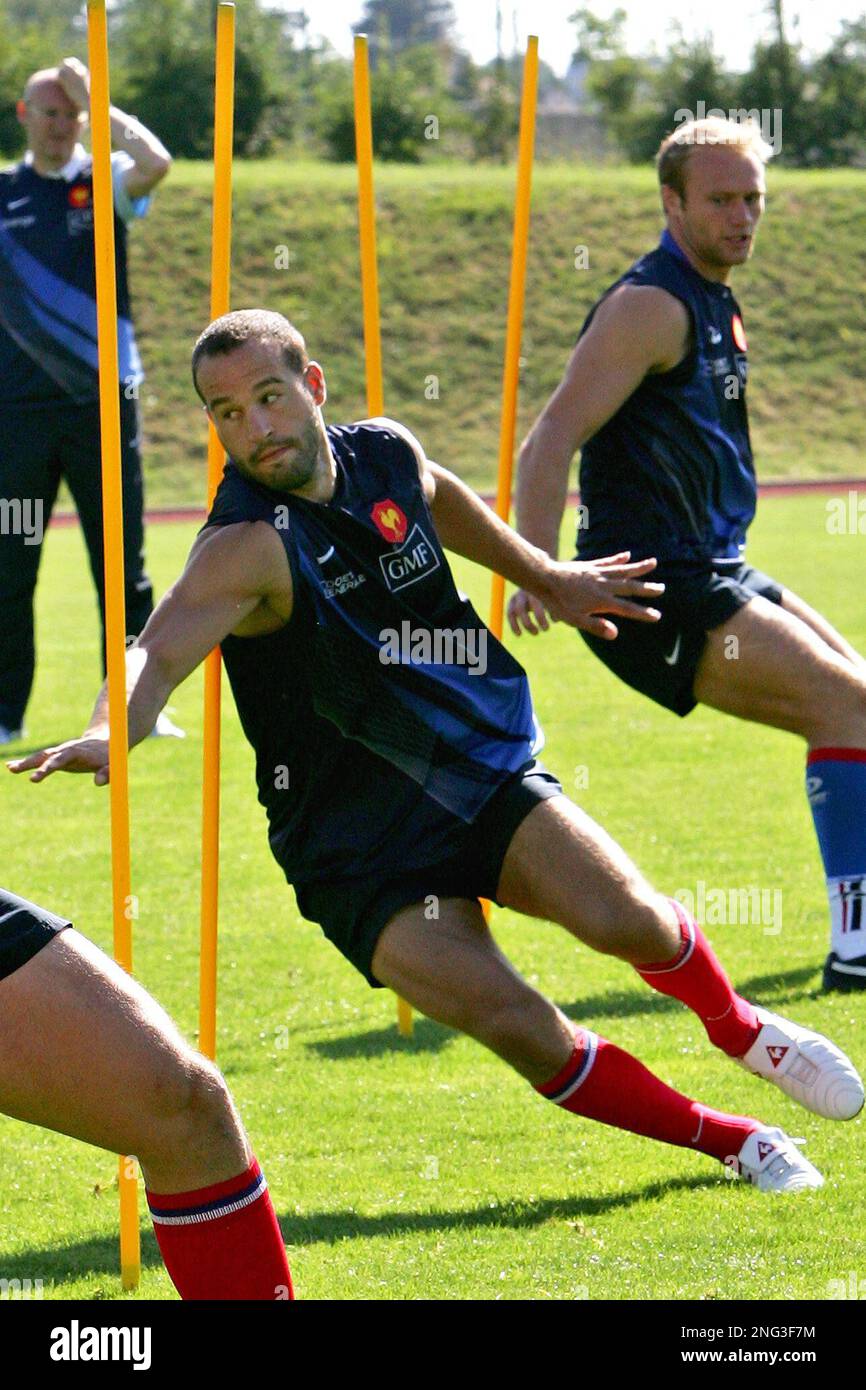 Fly half of the French national rugby team, Frederic Michalak ...