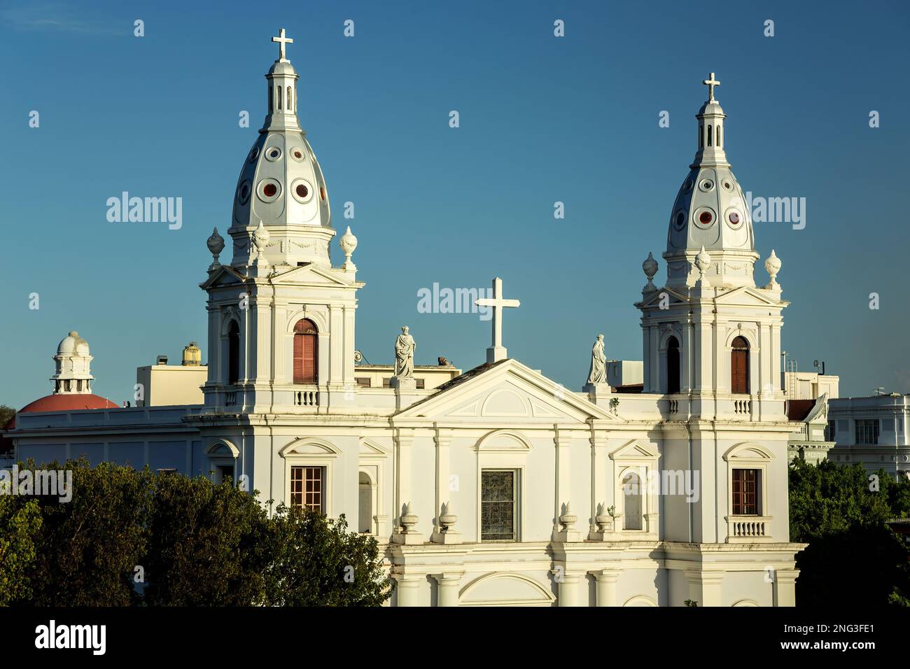 Ponce Cathedral (Our Lady of Guadalupe), Ponce, Puerto Rico Stock Photo ...