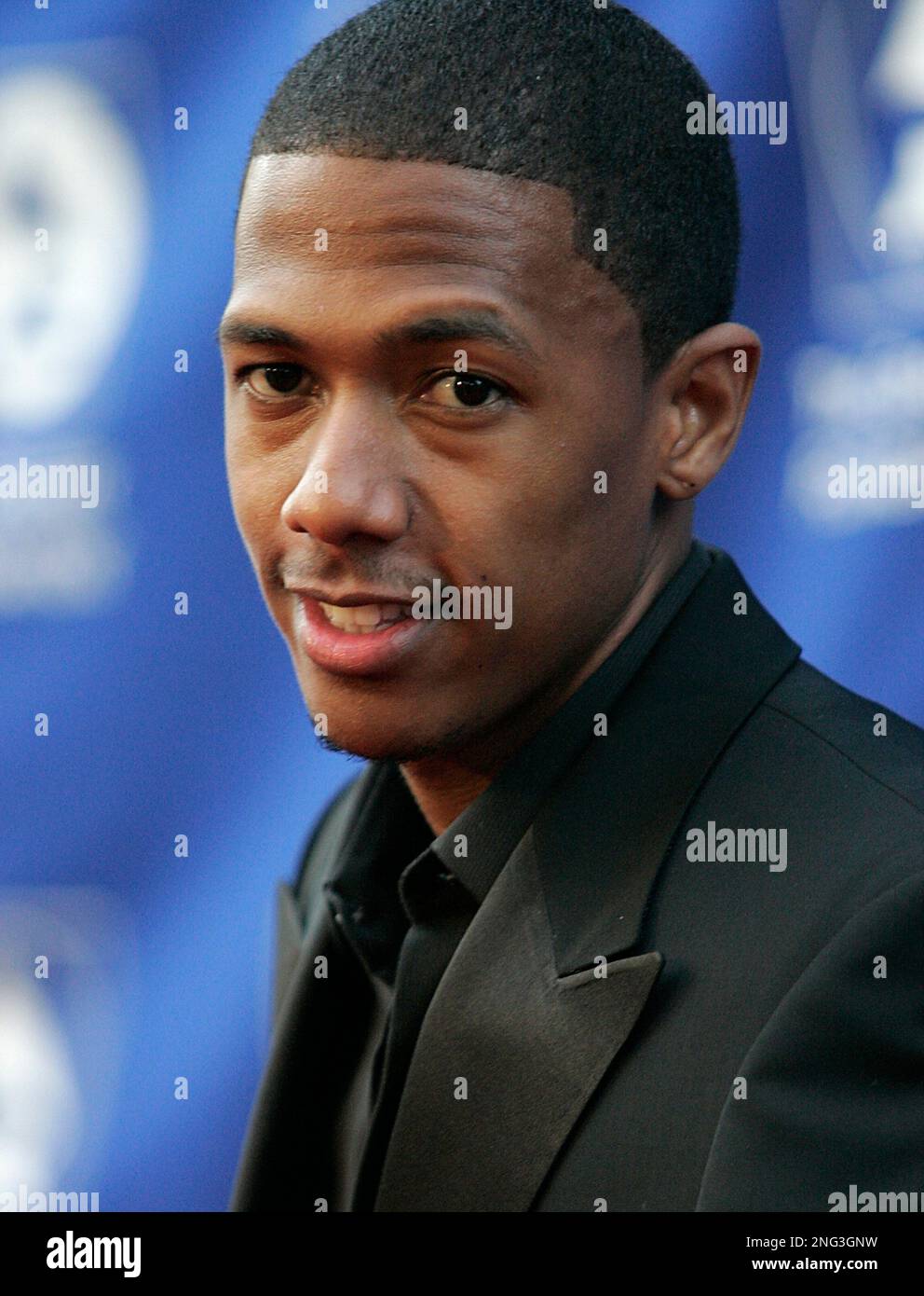 Actor Nick Cannon poses on the press line at "A Starry Night" gala ...