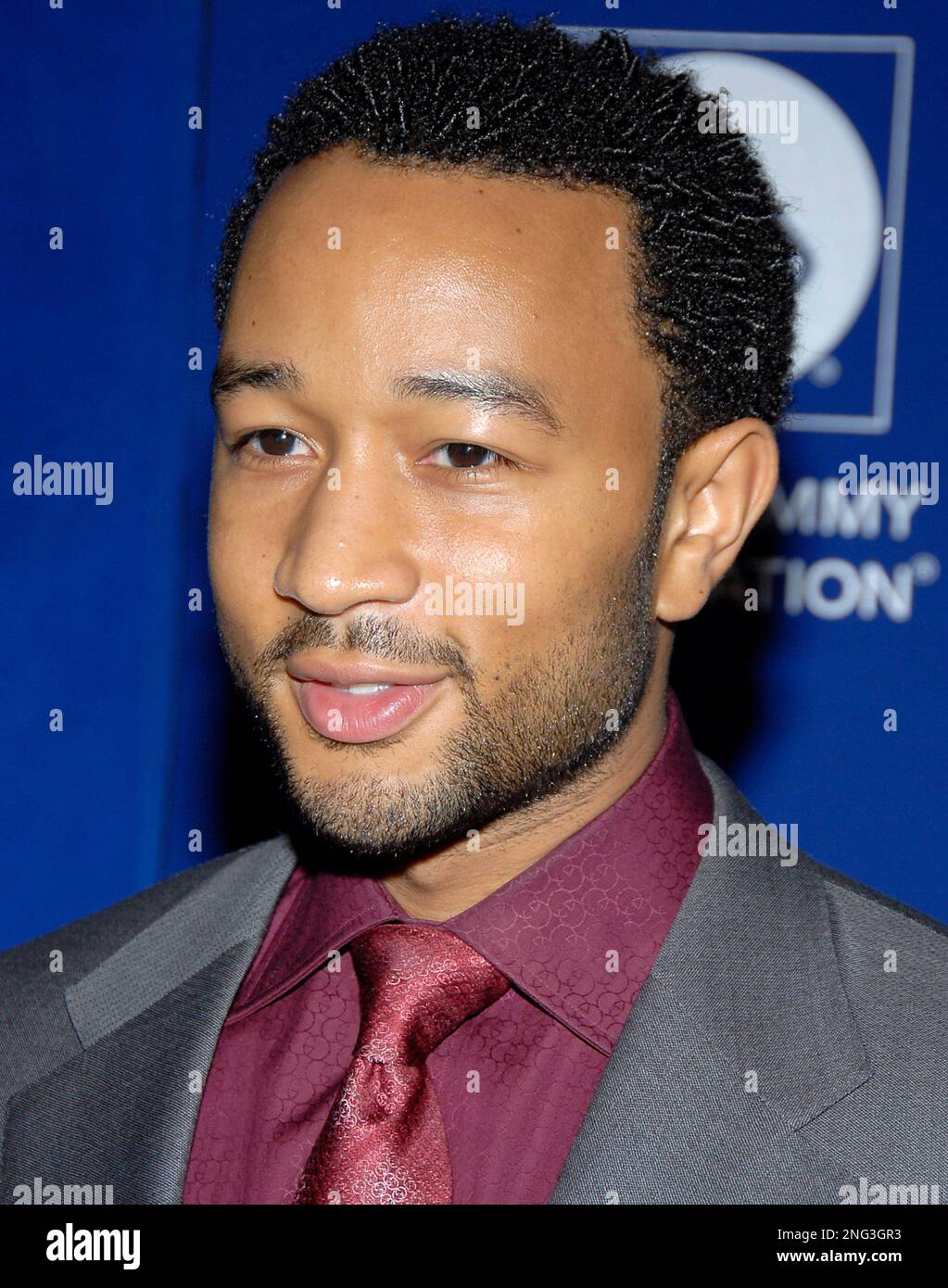 Singer John Legend poses on the press line at "A Starry Night" gala ...