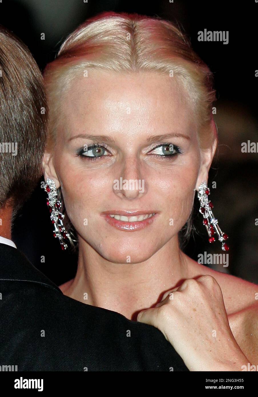 South Africa's Olympic swimmer Charlene Wittstock is seen at the "Monte ...