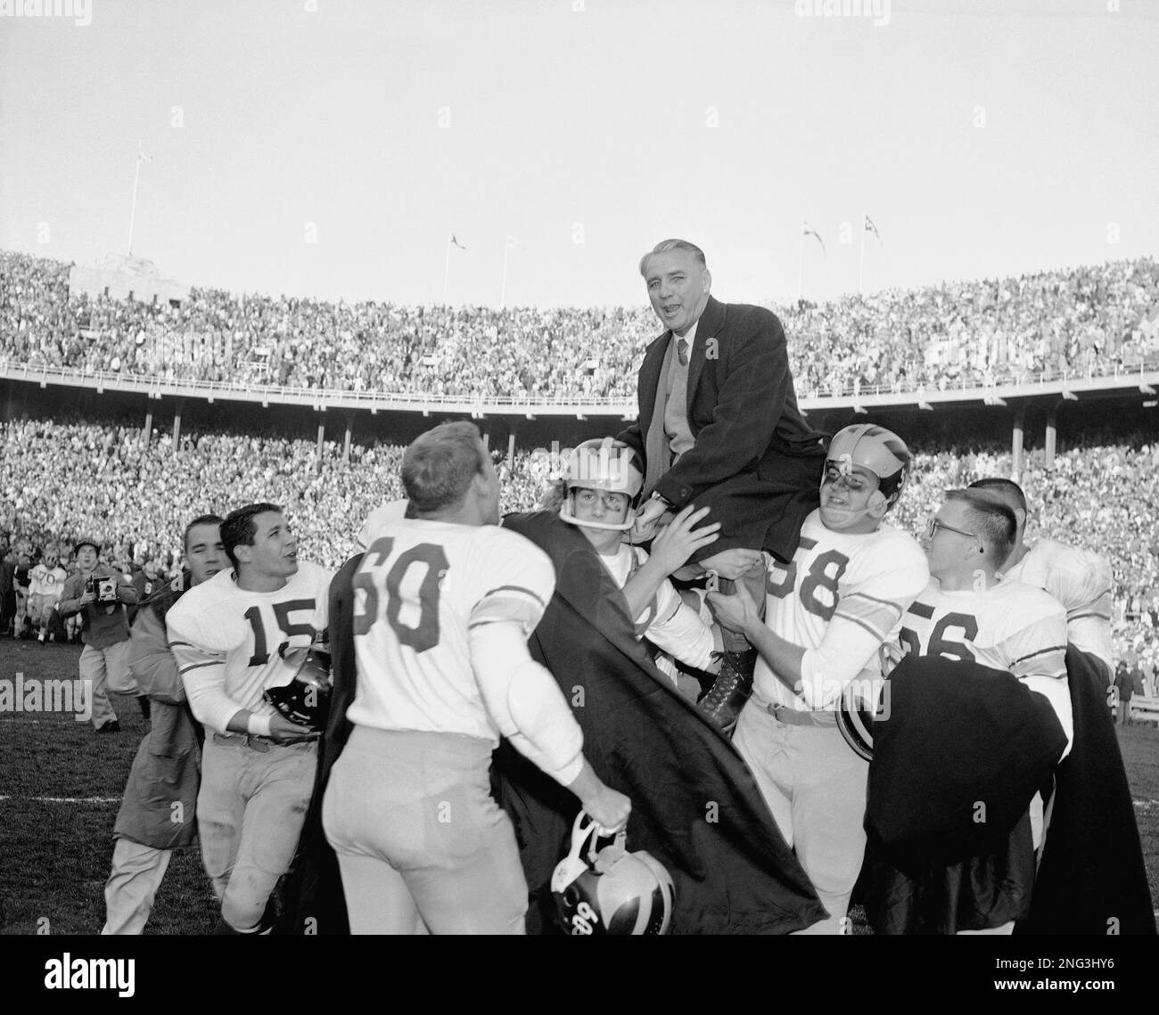The tears nearly came as Michigan football coach Bennie Oosterbaan ...
