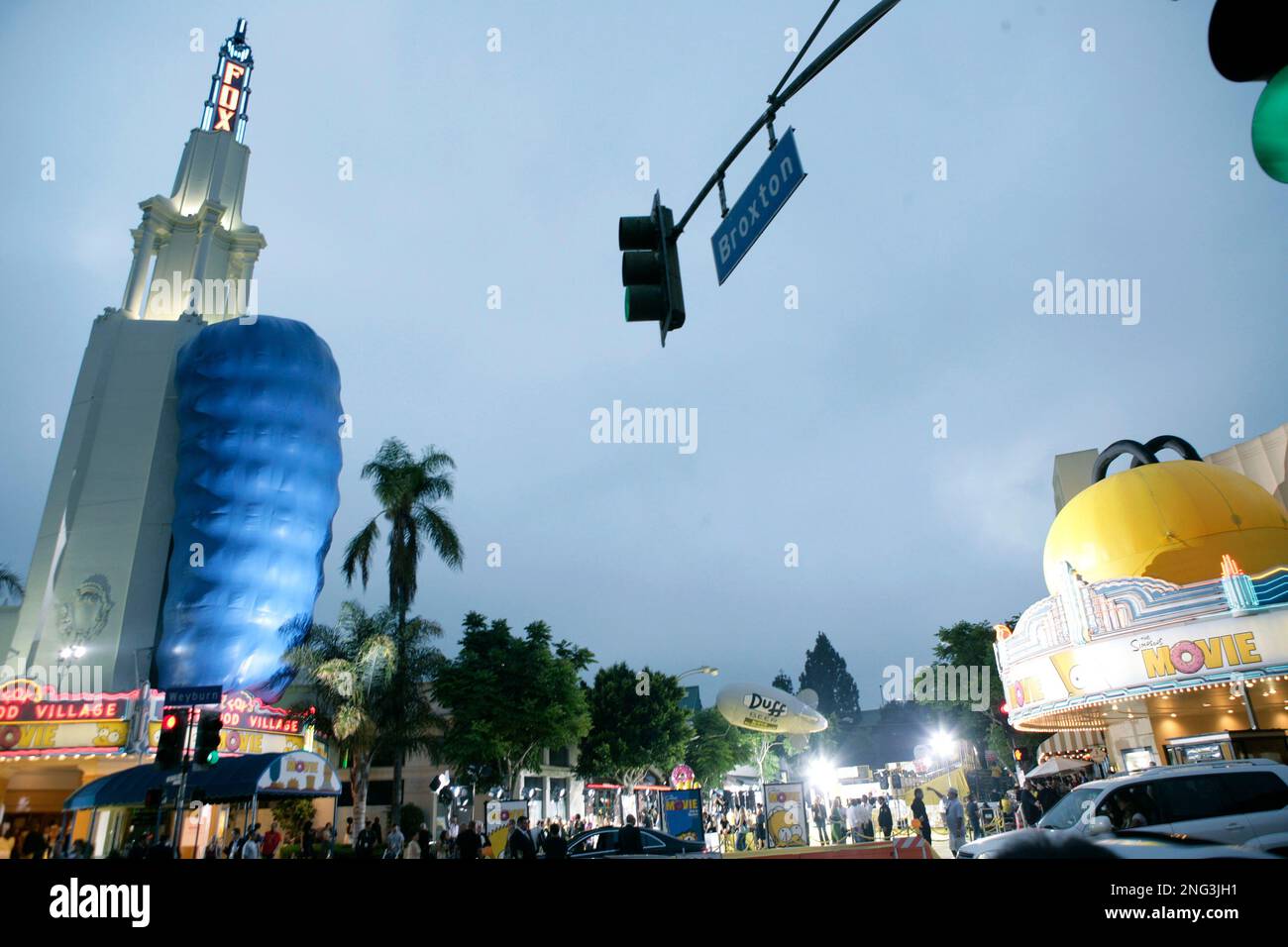 The premiere of ÒThe Simpsons MovieÓ in Los Angeles on Tuesday, July 24 ...
