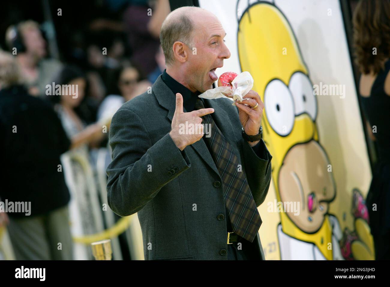 Dan Castellaneta arrives at the premiere of ÒThe Simpsons MovieÓ in Los ...