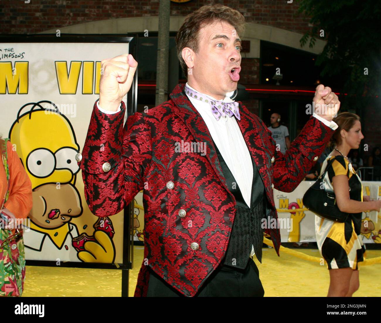 David Silverman arrives at the premiere of ÒThe Simpsons MovieÓ in Los ...