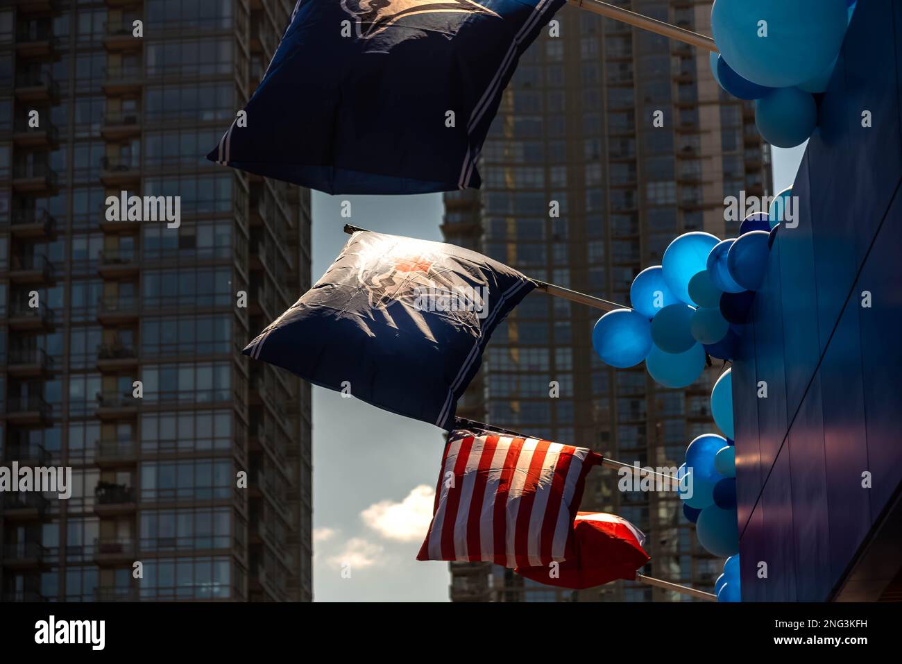 Toronto Blue jays flag Stock Photo - Alamy