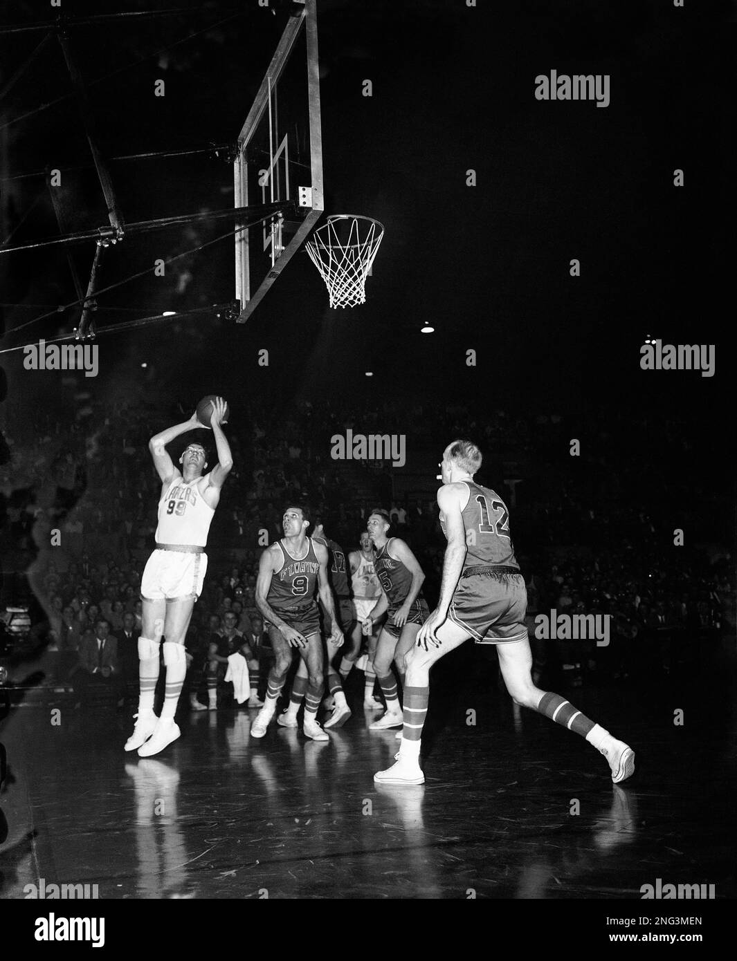 George Mikan launching a comeback after a year and a half in retirement ...