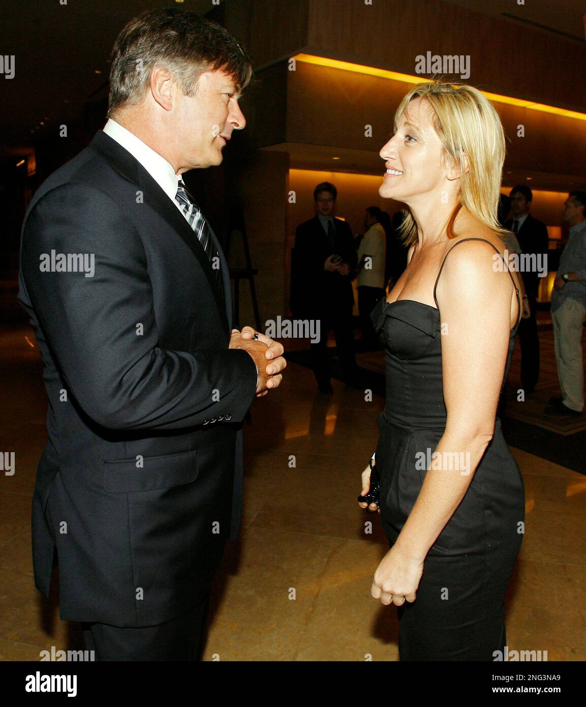 Alec Baldwin and Edie Falco attend the 23rd Annual Television Critics ...